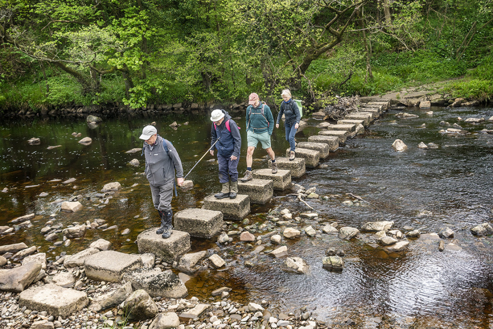 The stepping stones at Gilsland | walkingMarj | Blipfoto