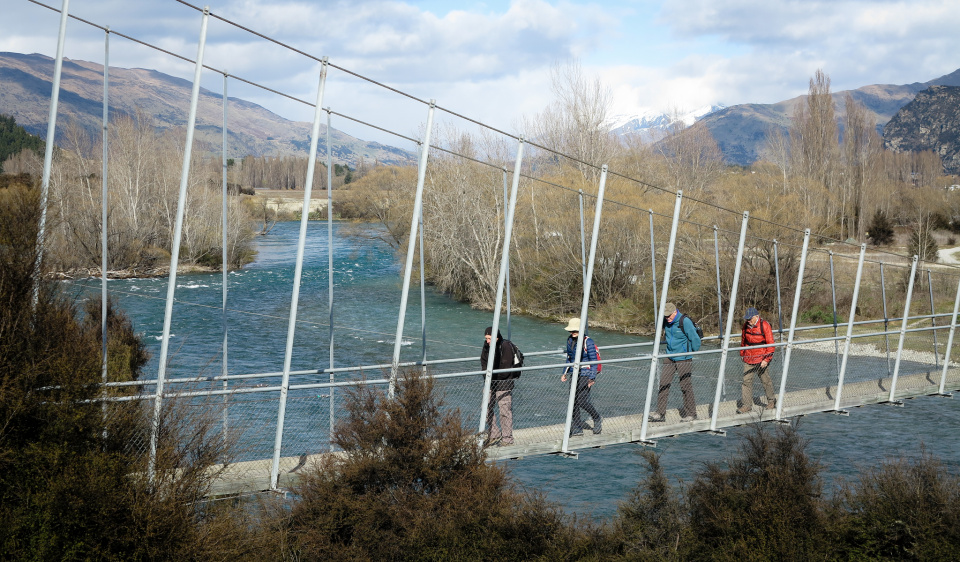 Crossing the Hawea River | acyclinggranny | Blipfoto