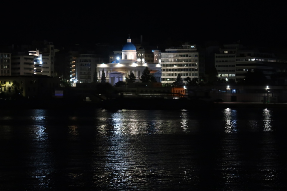 Piraeus port at night | Limey | Blipfoto