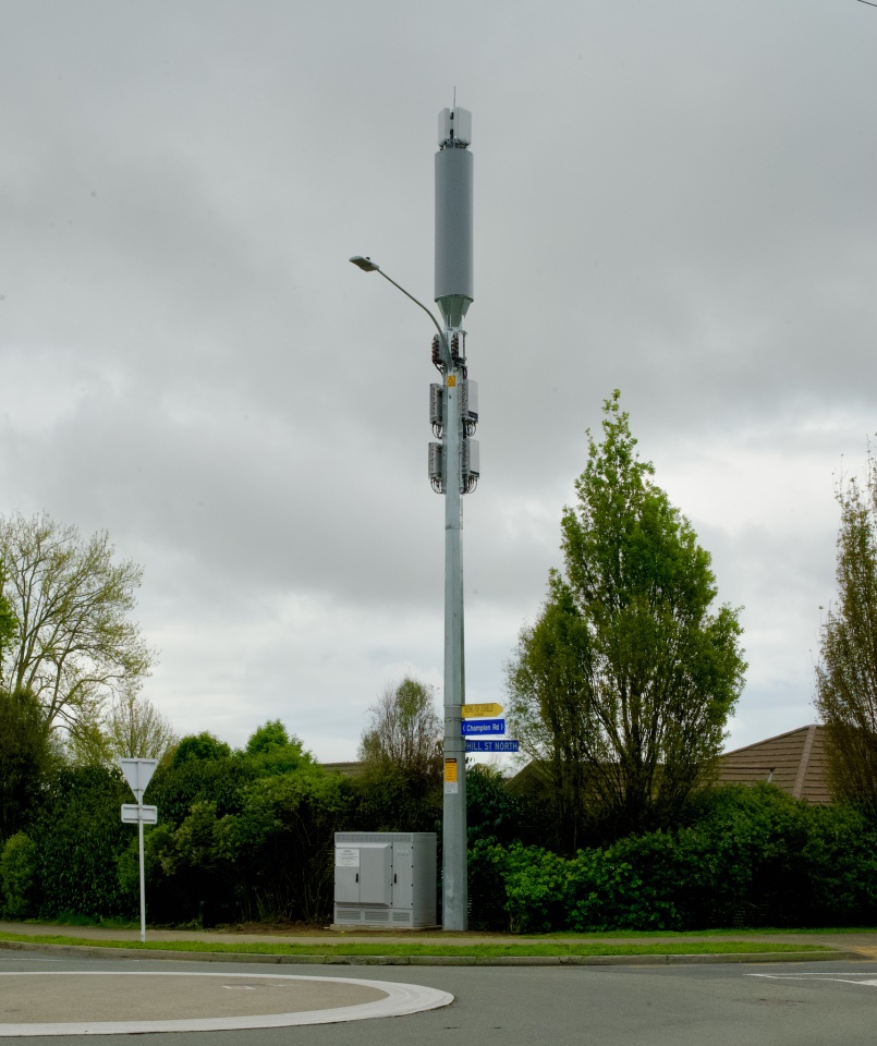 The new phone mast. | AndrewNZ | Blipfoto
