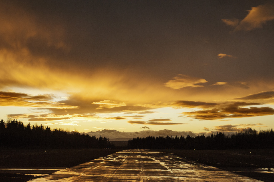 Extreme orange sunrise | Terje | Blipfoto