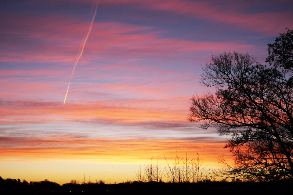 Sunrise and moonset | Miranda1008 | Blipfoto