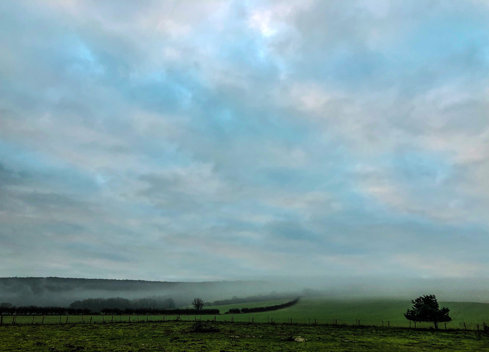 Mist and clouds over Staxton Hill | jacuk | Blipfoto