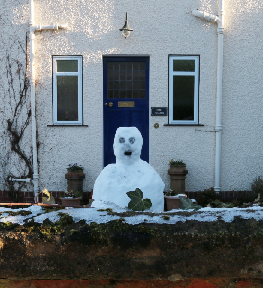 Guard Snowman | thebear | Blipfoto