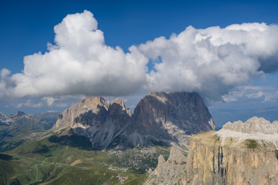 Sassolongo from Sasso Pordoi | JohnGravett | Blipfoto