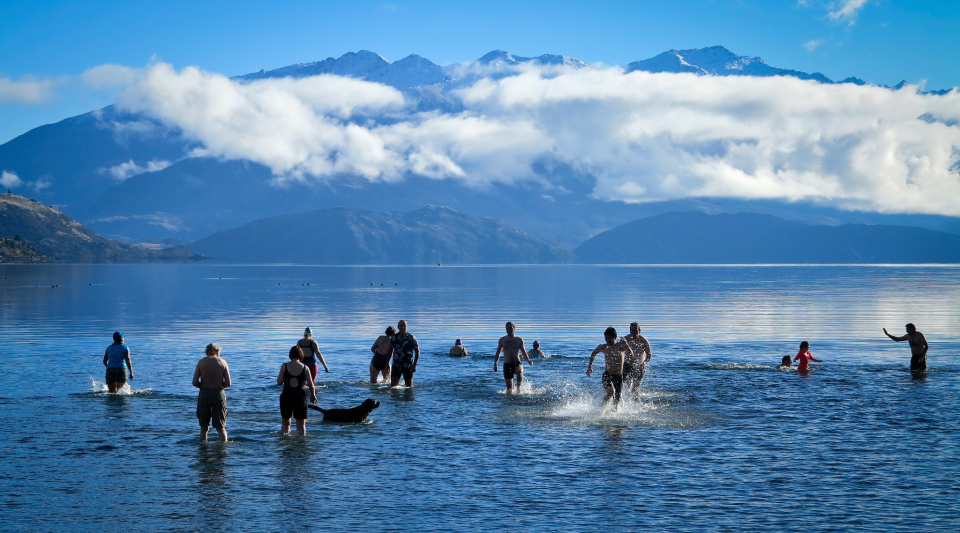 Mid Winter Swim | acyclinggranny | Blipfoto