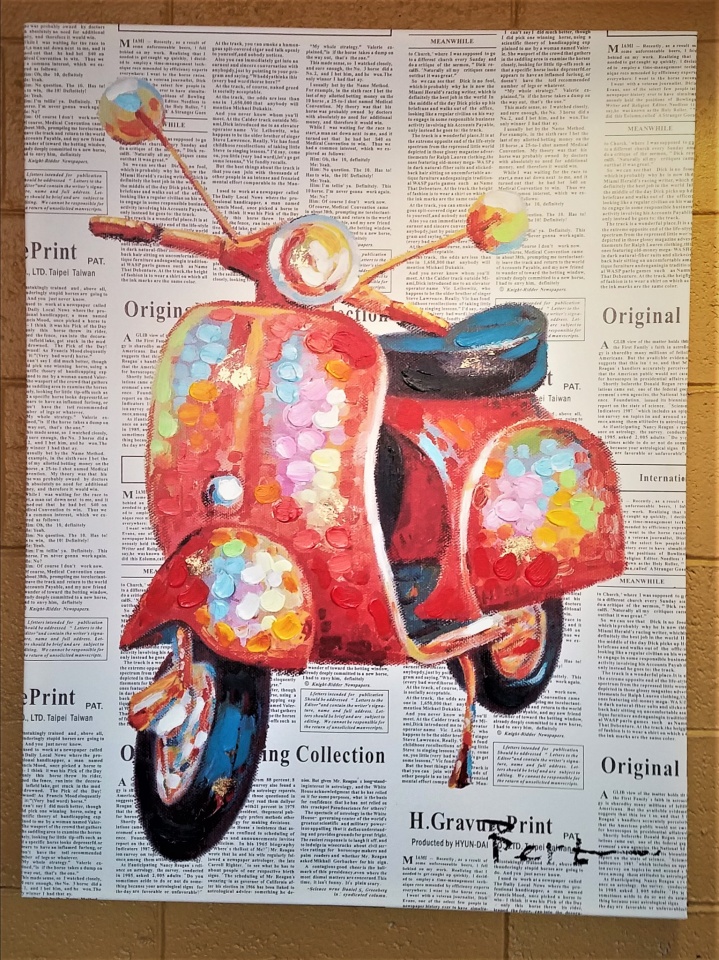 Scooter Painting | RonaldBerry | Blipfoto