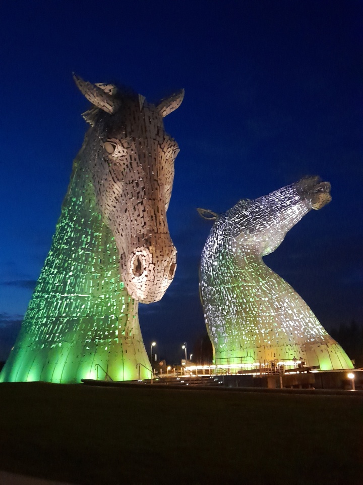 Exploring the Kelpies by Night! | endangeredspec | Blipfoto