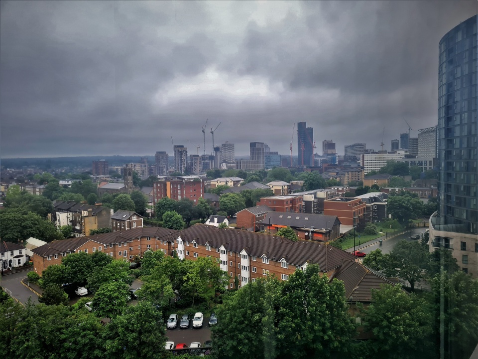 a murky day viewed through a murky window | spishy | Blipfoto