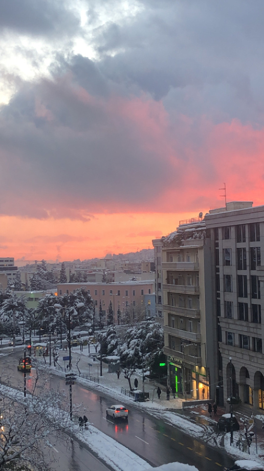 Snow and sunsets | Undercovercairo | Blipfoto