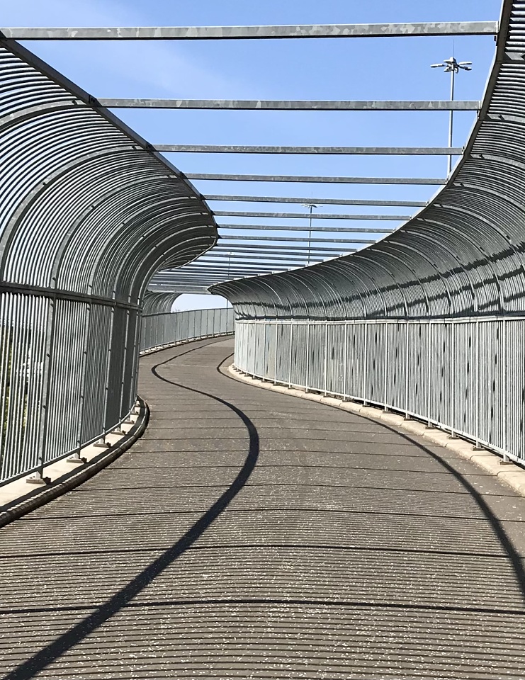 Footbridge over motorway | BarC | Blipfoto