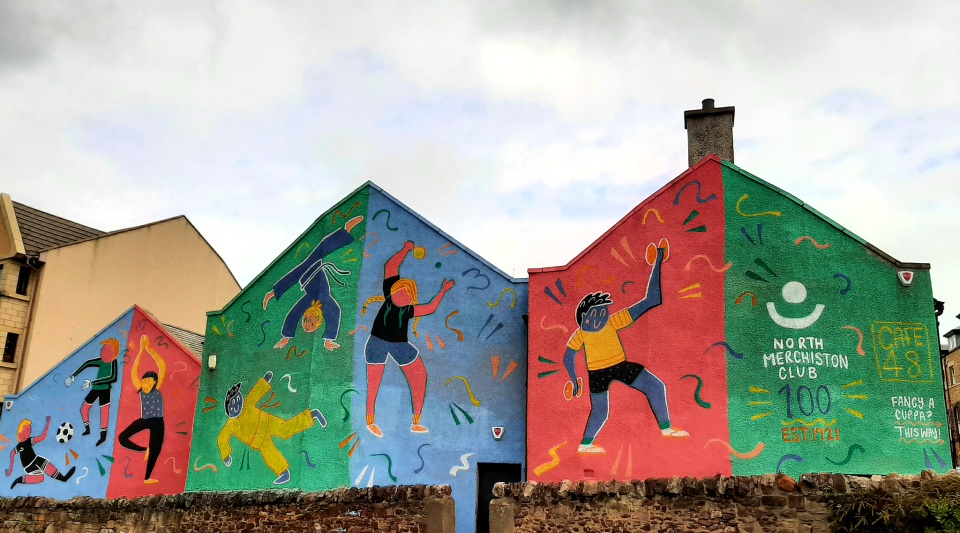 North Merchiston Club 'centenary mural' (part 2) | AndrewDBurns | Blipfoto