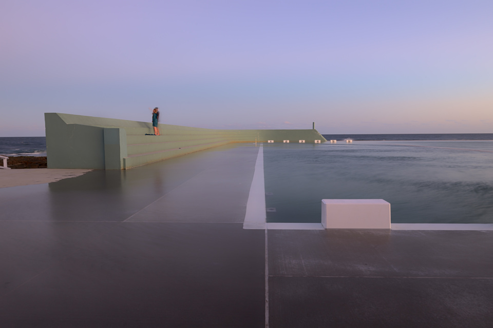 Newy Baths (a la Jeffrey Smart) | jensphotos | Blipfoto