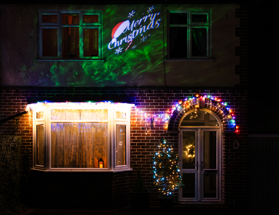 Christmas lights on a... | Judith | Blipfoto