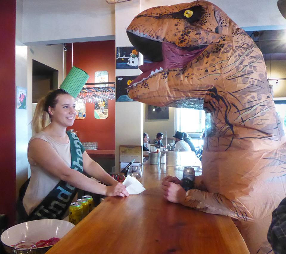 A Dinosaur, a Nun and a Rabbi Walk Into a Bar... | soozaday | Blipfoto