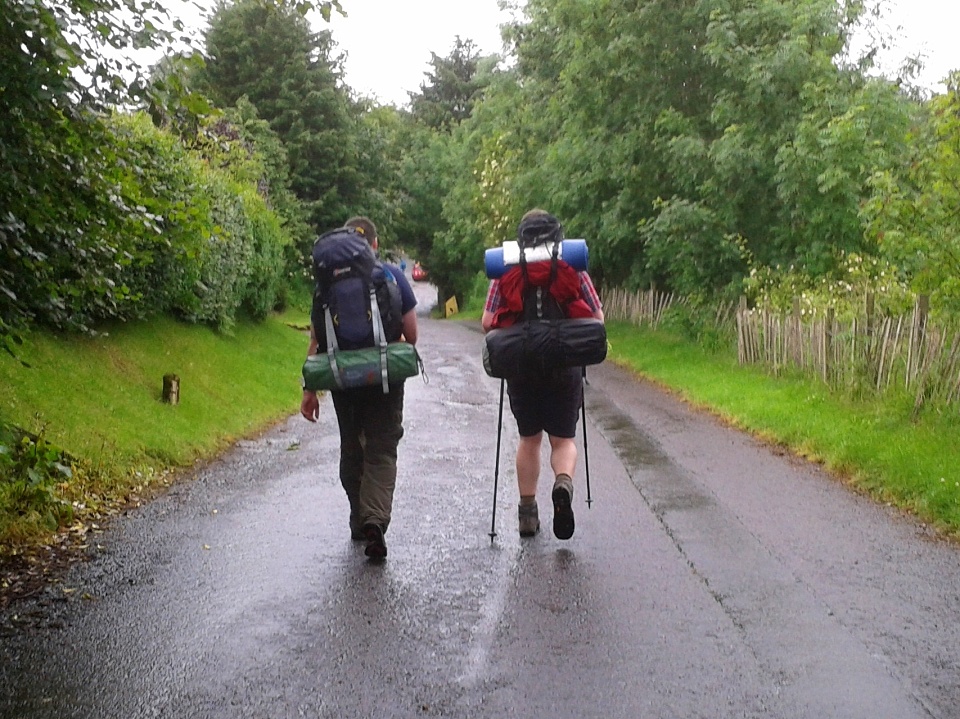 Wet walkers | Freuchie | Blipfoto