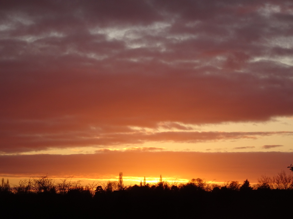No sunrise today but the sunset made up for it | Valerie1940 | Blipfoto
