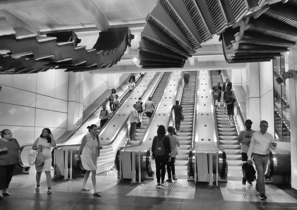Wynyard station escalators | jensphotos | Blipfoto