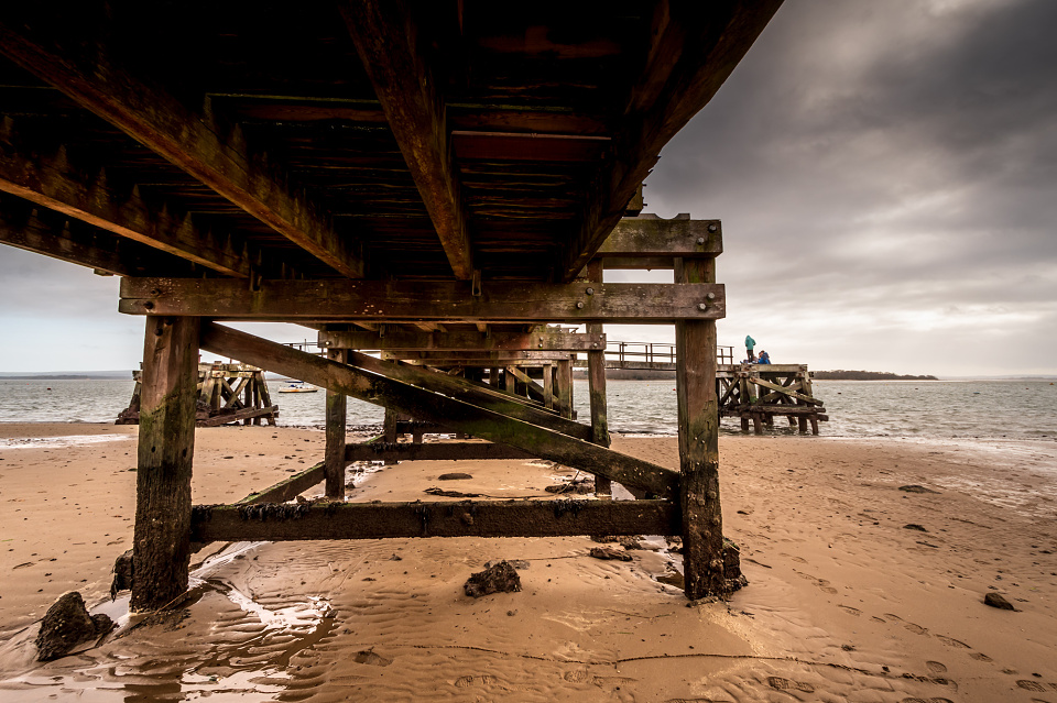 Lake Pier At Low Tide | AH14 | Blipfoto